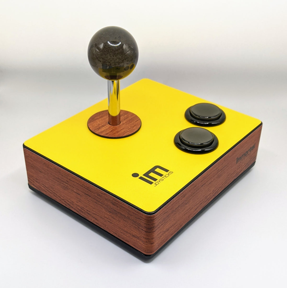 Immortal Joysticks full wrap kit - "Yellow Woody" – Retrofied